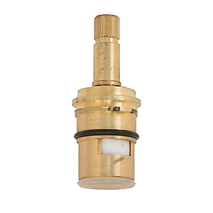 DANCO Hot Stem for Aquasource and Glacier Bay Faucets, 3S-10H, Brass, 1-Pack (04998E)