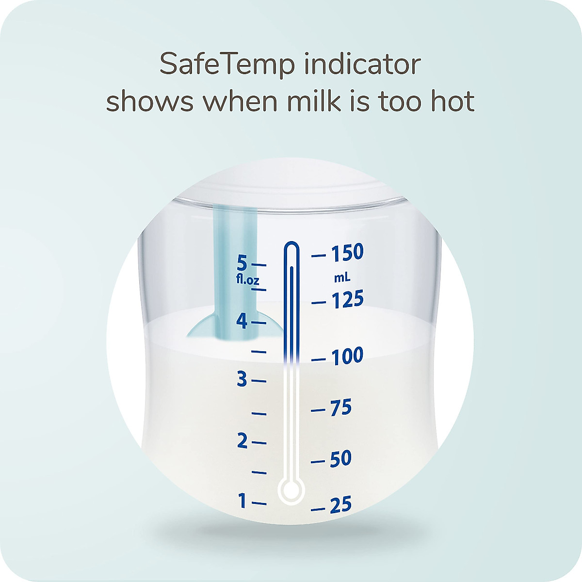 NUK Smooth Flow Pro Anti Colic Baby Bottle - Easy to Assemble and Clean & Reduces Newborn Spit-up & Gas, 5oz, 4-Pack, Neutral