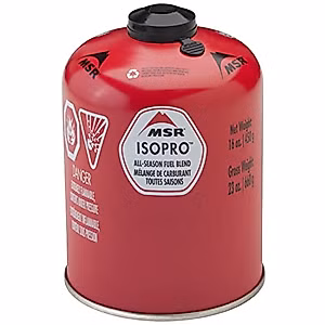 MSR IsoPro Fuel Canister for Backpacking and Camping Stoves, 16oz / 450g