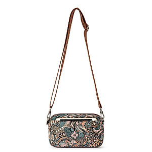 Sakroots Lodi Smartphone Crossbody in Eco-Twill, Convertible Design, Sienna Spirit Desert