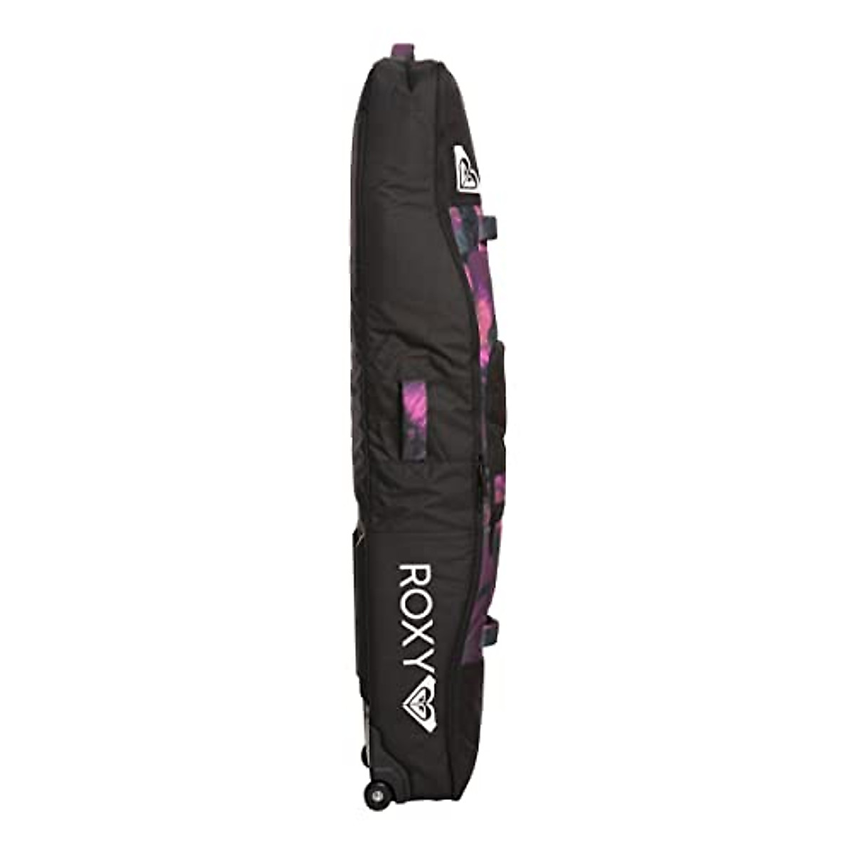 Roxy Vermont Wheelie 127L Snowboard Bag, True Black Pansy Pansy