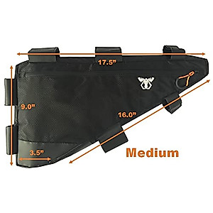 Trail Mountain Bike Full Frame Bag | Bicycle Touring, Bikepacking, Commuting Pack | Trail/Mountain Small, Medium, Large