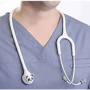 ADC 618P Adscope Adimals Model 618 Pediatric Clinician Stethoscope With Tunable AFD Technology, Pink