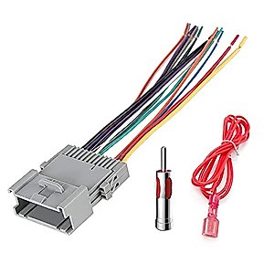 Thewinio Radio Stereo Wiring Harness for Chevy Silverado GMC Sierra, Chevrolet Suburban Colorado Malibu Corvette Cavalier Blazer Impala, GMC Envoy Savana Canyon Yukon, Buick, Pontiac, Hummer