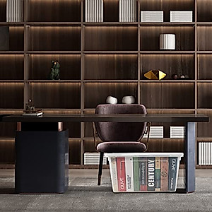 Uumitty 4-Pack 35 Quart Large Plastic Storage Boxes, Clear Storage Latches Bins with Lid