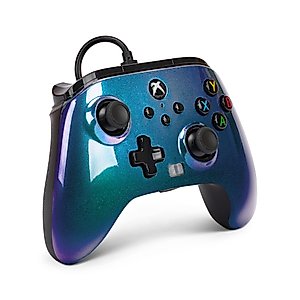 PowerA Enhanced Wired Controller for Xbox Series X|S - Aurora Borealis, gamepad, video game /gaming controller