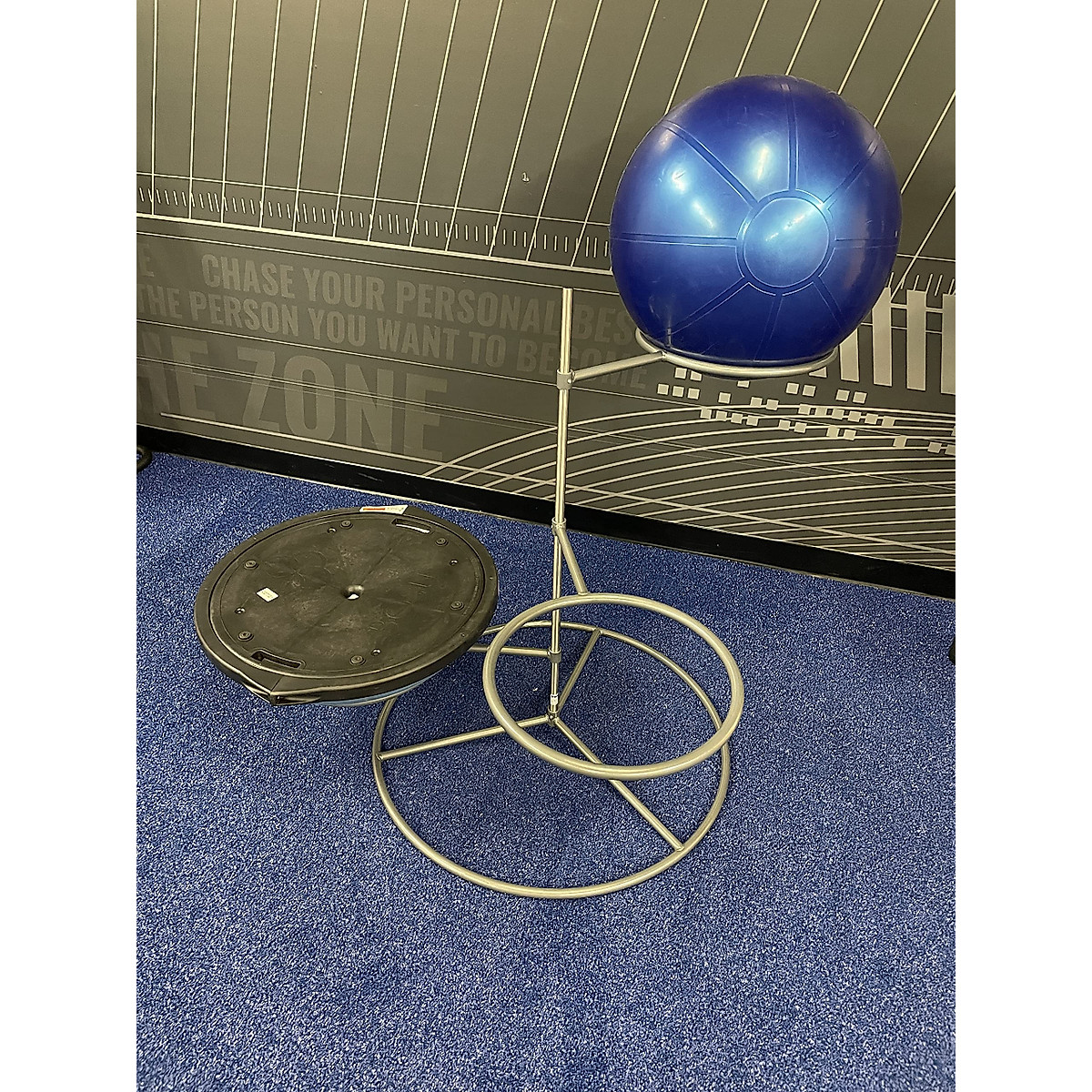 TKO Stability Ball Rack for Your Home and Commercial Gym | Stores 3 Fitness Balls | Exercise Ball Rack to Keep Your Gym Organized