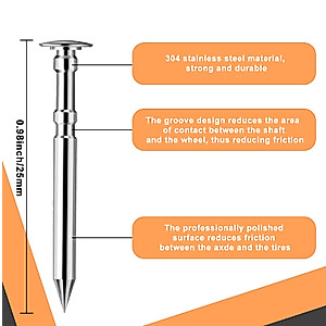4.625 Ounces Tungsten Weight Tungsten Putty Weights and 4 Pcs Polished Axle Cylinder Weight Wood Car Incremental Weights Compatible with Pinewood Derby Car Weights