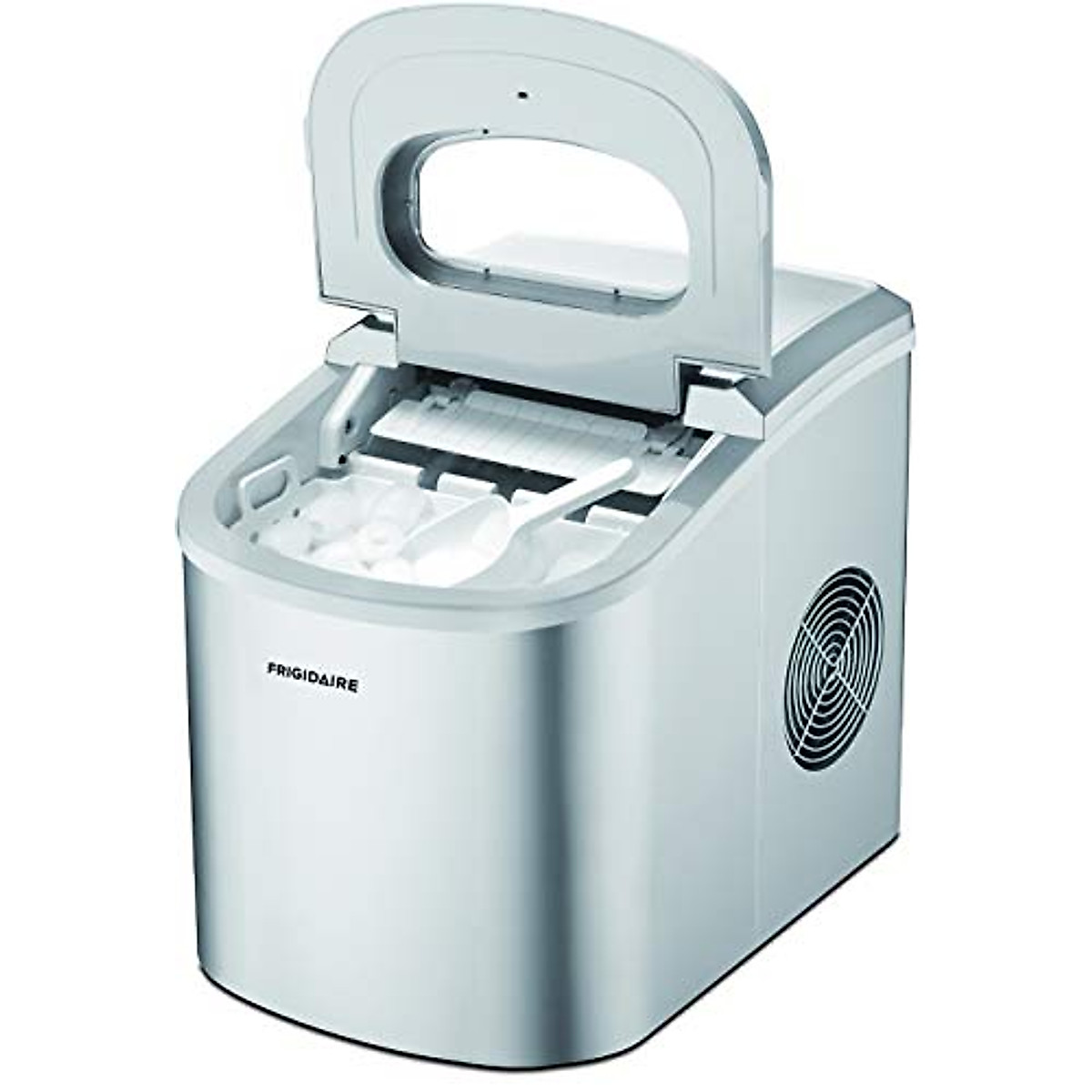 Frigidaire EFIC102 Counter Top Ice Maker, Silver, 26lb per day
