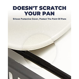 BRONYPRO Expandable Pots and Pans Organizer For Kitchen Cabinet, Rustproof Kitchen Organization And Storage Rack with 12 Slots, Anti-Scratch for Baking Sheet, Pans, Lids, Kitchen Must Have (Black)