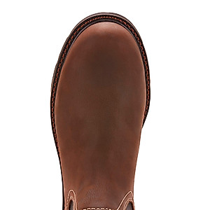 Ariat Mens Groundbreaker Chelsea Waterproof Steel Toe Work Boot Dark Brown 8.5 Wide