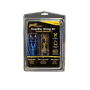 STINGER SSK4ANL 4Ga 1000W Complete Wiring Kit, blue, "10.25"" x 7"" x 4"""