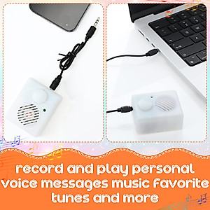 Fiada 2 Packs 200 Second Voice Recorder for Stuffed Animal, Record Custom Message for Plush Toy, Stuffed Bear Toy, Doll Toy, and Pillow