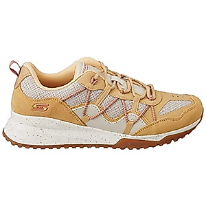 Skechers Bobs Squad 3 Zigzag Swagger Womens Shoes Size 8, Color: Wheat