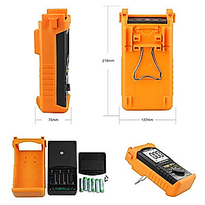 BTMETER BT-6688B Megohmmeter 200 Gig Ohm Digital Insulation Resistance Tester, 500V/1kV/2.5kV/5kV Test Voltage, Auto Ranging, Backlight Display