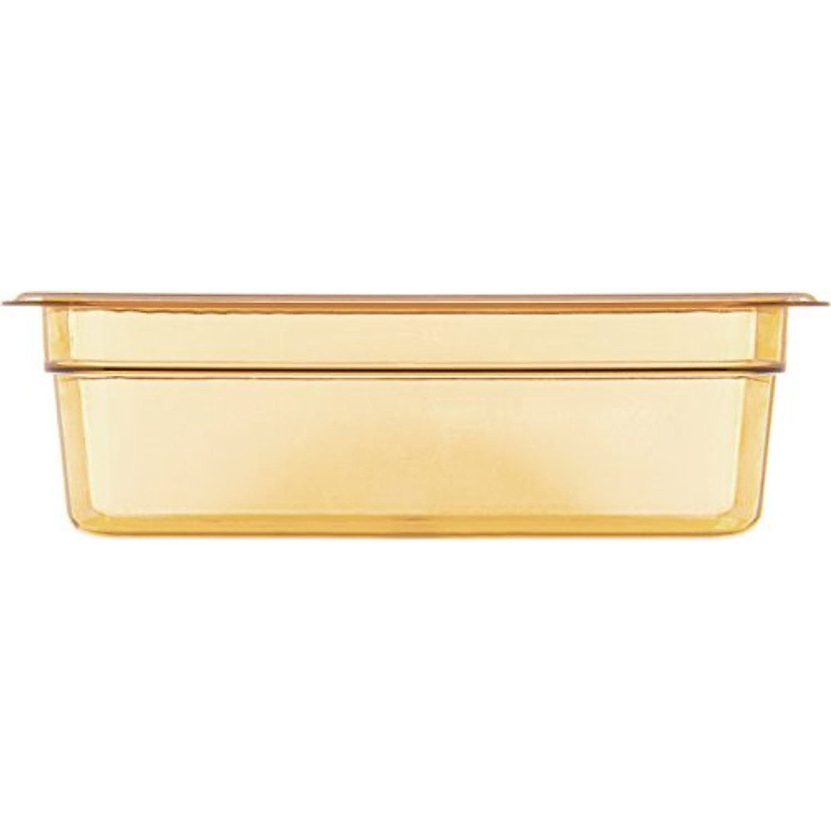Carlisle FoodService Products 3086113 StorPlus High Heat Food Pan, 4" Deep, Third Size, Amber