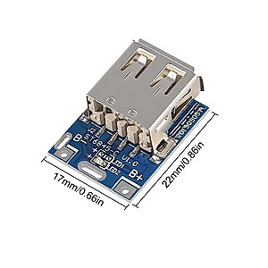 DIANN 10pcs 5V 1A Boost Step-Up Power Supply Module Lithium Battery Charge Protection Board 134N3P DIY Charger LED Display USB and Micro Port