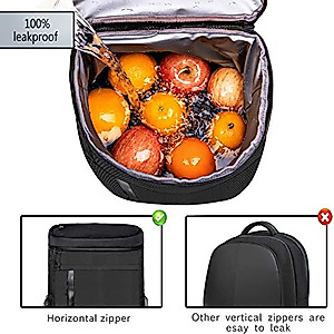 FORICH Soft Cooler Backpack Insulated Waterproof Backpack Cooler Bag Leak Proof Portable Cooler Backpacks to Work Lunch Travel Beach Camping Hiking Picnic Fishing Beer for Men Women (Z-Black)