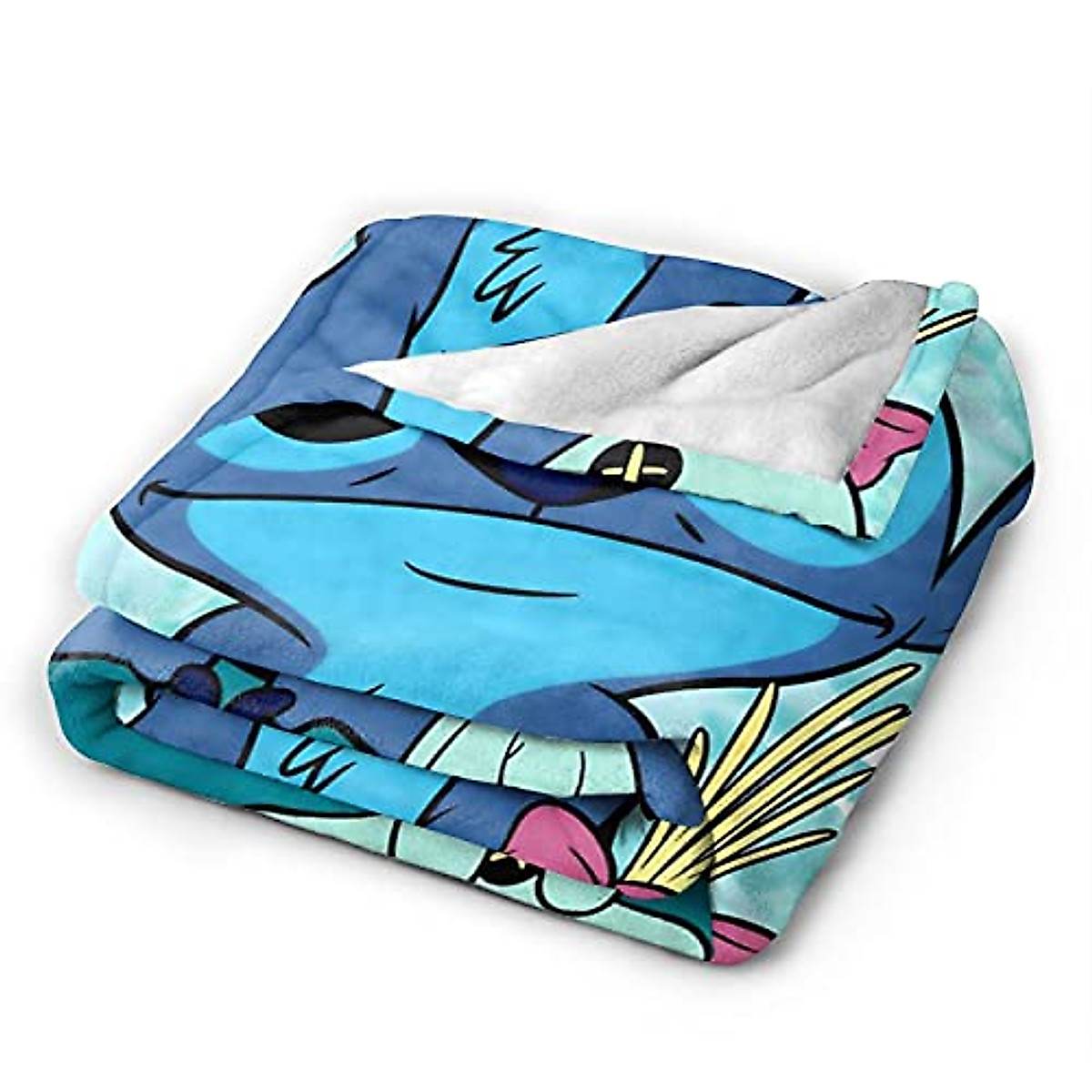 Throw Blanket Ultra-Soft Comfortable Blankets Flannel Fits Couch Sofa Office Suitable for All Season 50"x40"