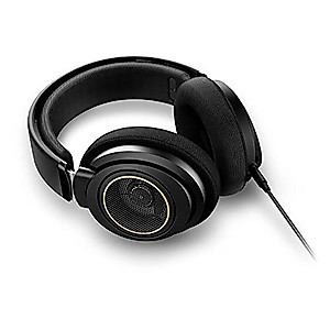 PHILIPS Over Ear Open Back Stereo Headphones Wired with Detachable Audio Jack, Studio Monitor Headphones for Recording Podcast DJ Music Piano Guitar (SHP9600)
