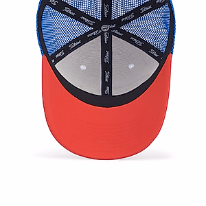 Titleist Men's Standard Tour Performance Mesh Golf Hat, White/Royal/Red, OSF