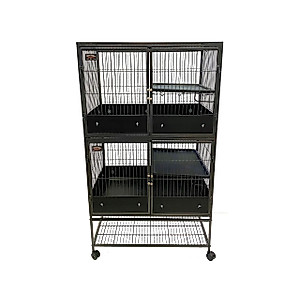 Scatter Guards for Ferret Nation Critter Nation Cage (Double, Black)
