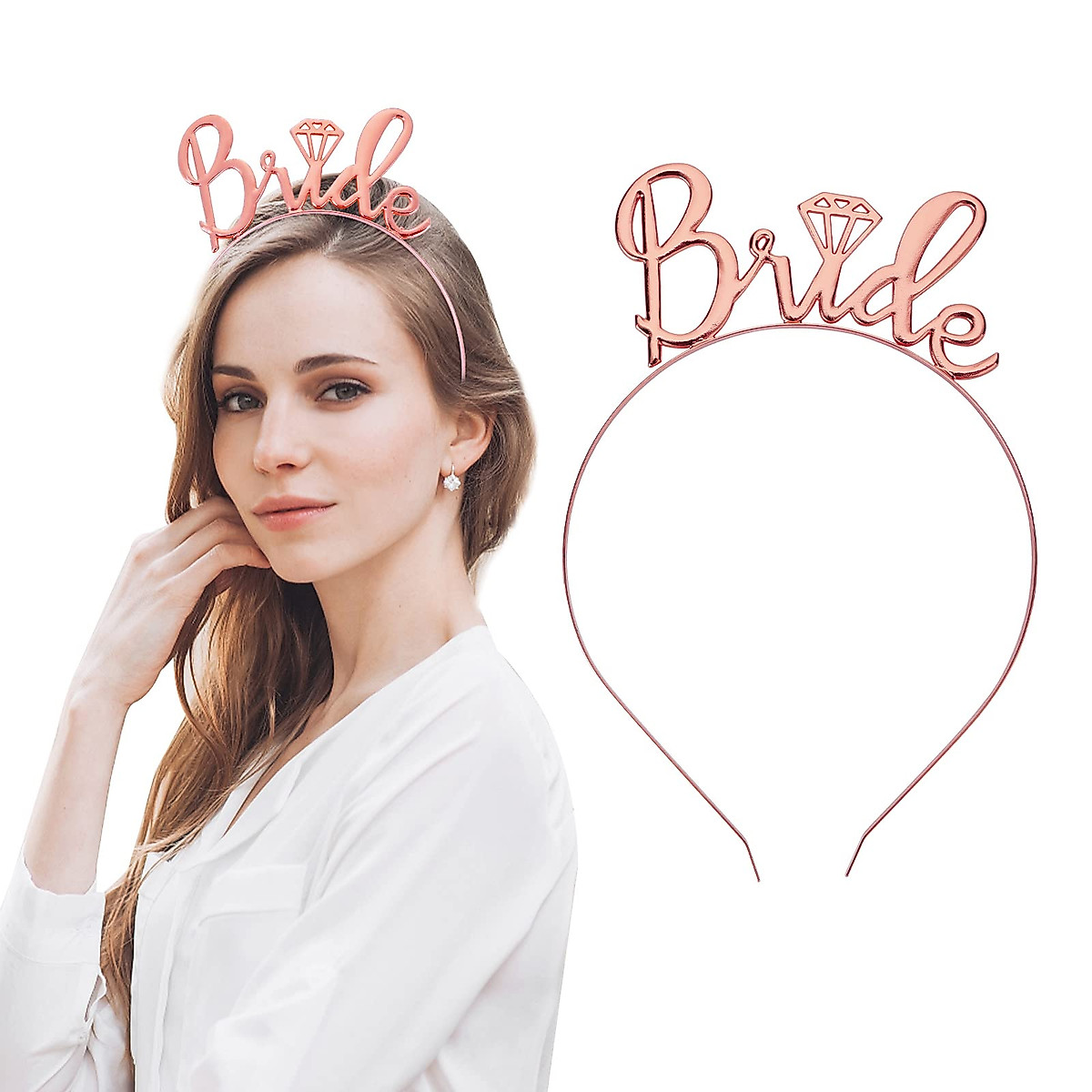 3Pcs Bachelorette Night Set: Bride Sash, Veil, and Tiara for Bridal Celebration