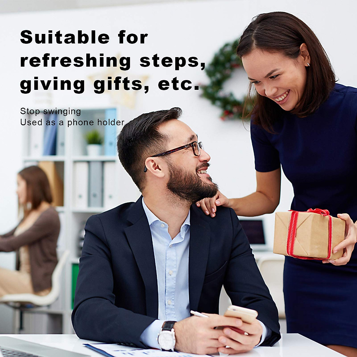 Fybida Phone Shaker Automatic Phone Swing Device Stop Motion Stand Shaker Mobile Phone Swing Pedometer for WeChat Run Step Count Program