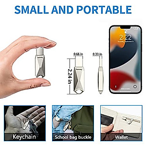 Fanxiang USB 32GB Flash Drive 3.1, Read Speed up to 250MB/S, USB Thumb Drive Portable Small High-Speed Storage Memory Stick, Suitable for PC/Tablet/Mac/Laptop(Silver)