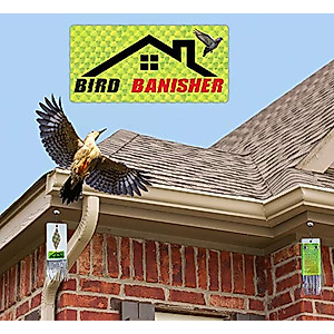 Bird Banisher Woodpecker Deterrent & Bird Scare Device