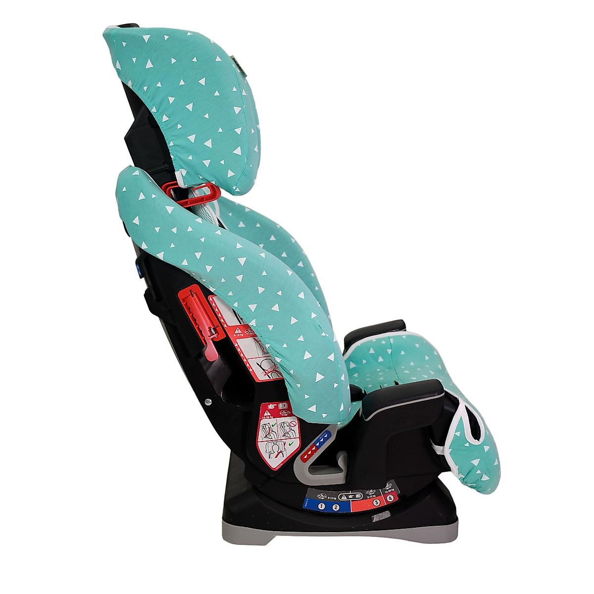 JYOKO Kids Cover Liner Made Cotton Compatible with Graco Milestone (Black Star)