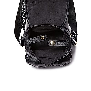 GUESS Women's Rainbow Logo Backpack Style Crossbody Mini Bag Handbag