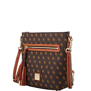 Dooney & Bourke Crossbody Bags for Women, Gretta Lani Crossbody with Tassel Zipper - Brown