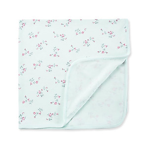 Little Me Unisex Baby Swaddling Receiving Blankets, Floral Spray, One Size