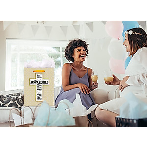 SICOHOME Large Gift Bag with Tissue Paper,Cross Paper Gift Bags with Handle for Baptism Christenings Confirmations First Communions Religious Wedding,Christmas Baptism Gifts Bag for Kids Boys Girl