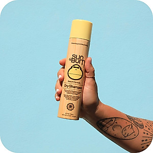 Sun Bum Revitalizing Dry Shampoo | Hair Refreshing Texture and Volumizing Spray | Paraben Free, Oil Free, Gluten Free, Vegan | 4.2 OZ Bottle