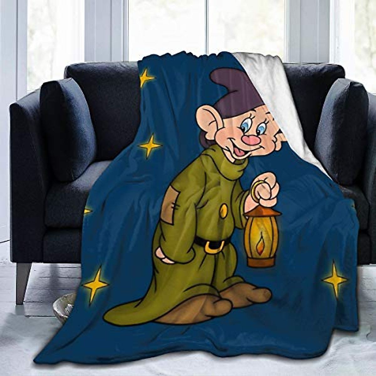Eppedtul Dopey Lantern Ultra-Soft Micro Fleece Blanket Couch 50"" x40