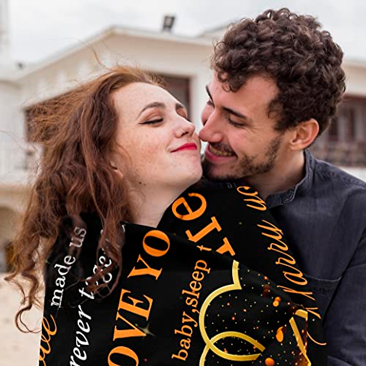 Joyloce to My Wife Blanket from Husband for Wife | Super Soft Fleece Couples Throw Blankets 60x50 Inches | Romantic Women Valentine's Day Birthday Gifts Ideas for Her Bed Sofa Decor