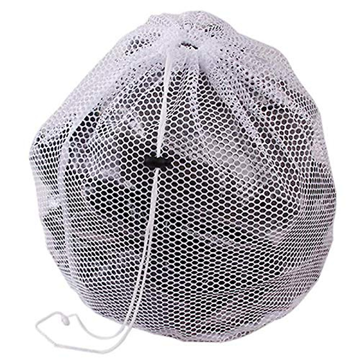 Laundry Wash Bag For Washing Machine, Fine Coarse Mesh Net Drawstring Thickened Garment Pouch