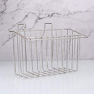 TOPBATHY 1 pc Sink Caddy Stainless Steel Kitchen Hanging Storage Basket Organizer Drain Rack Sponge Holder for Kitchen Bathroom