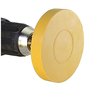 ABN Rubber Eraser Wheel 4in Pad & Adapter 1-Pack – Pinstripe, Adhesive Remover, Vinyl Decal, Graphics Removal Tool