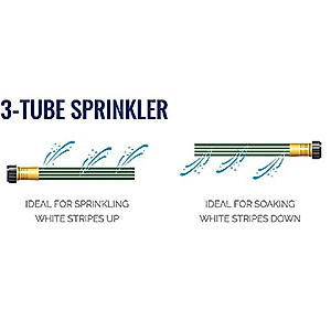 Flexon 25-Foot Three Tube Sprinkler Hose FS25