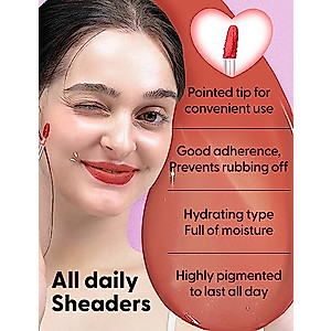 It's SKIN Tincy All-Day Semi-Matte Lip Stain Tint 0.13oz (01 Pina Colada Peach) - Non-Transfer Wear | Smooth Satin Finish, Rich Pigmentation | Moisturizing, Comfortable Vivid Color for Lasting All-Day