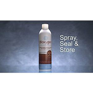 Bloxygen Preserver with Plow and Spout, 2 Cans 0.41 oz. of 100% Natural Argon Gas, Inert Gas Can Preservation System for Paint/Auto Chemicals/Varnish/Food & Wine Preserver, Home Improvement