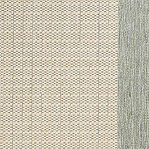 Couristan Recife Checkered Field Indoor/Outdoor Area Rug, 3'9" x 5'5", Natural-Green