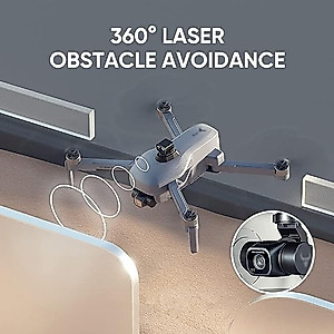 RKSTD Adult RC Drone With 4K HD FPV Camera, Foldable Mini RC Quadcopter With Waypoint, Headless Mode, Altitude Hold, With Obstacle Avoidor, 3D Flip, Beginner Toy Gift
