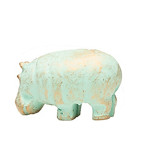 Discoveries Egyptian Imports Authentic Miniature Statue - Patina Finish - Hippo Goddess Taweret - 2.5" - Made in Egypt