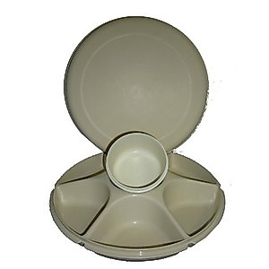 Tupperware Large Serving Center Set - Chip & Dip Serving Tray