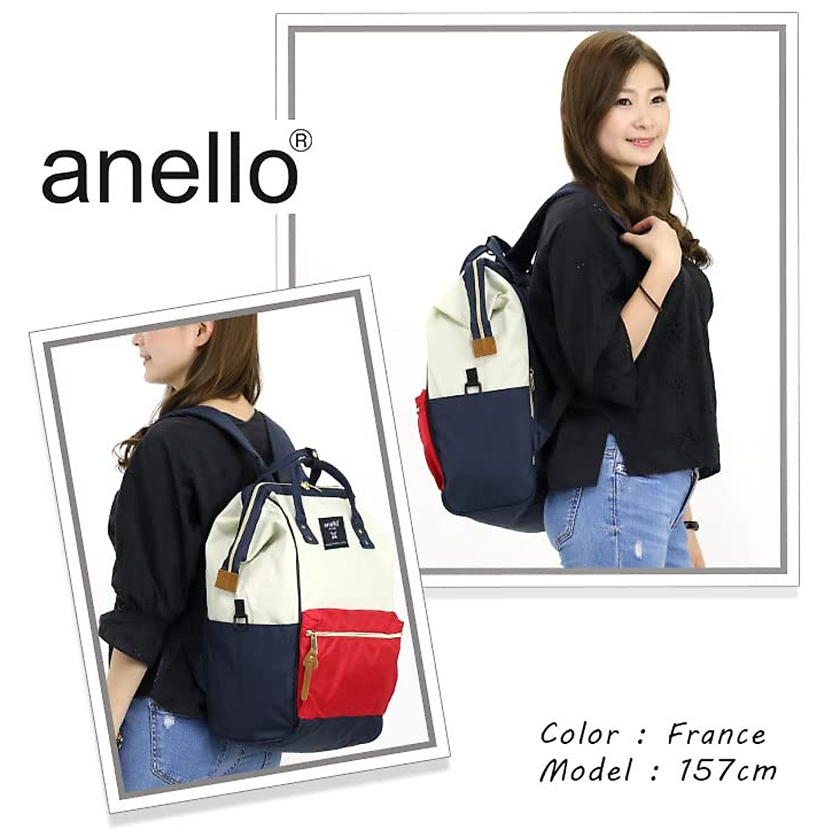 anello(アネロ) Base Backpack (L), NVY