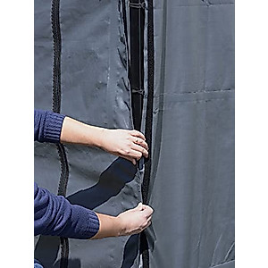 Arrow Carports Enclosure Kit for Galvanized Steel Carport, Fabric Carport Wall Panels, 20' x 20' x 7'